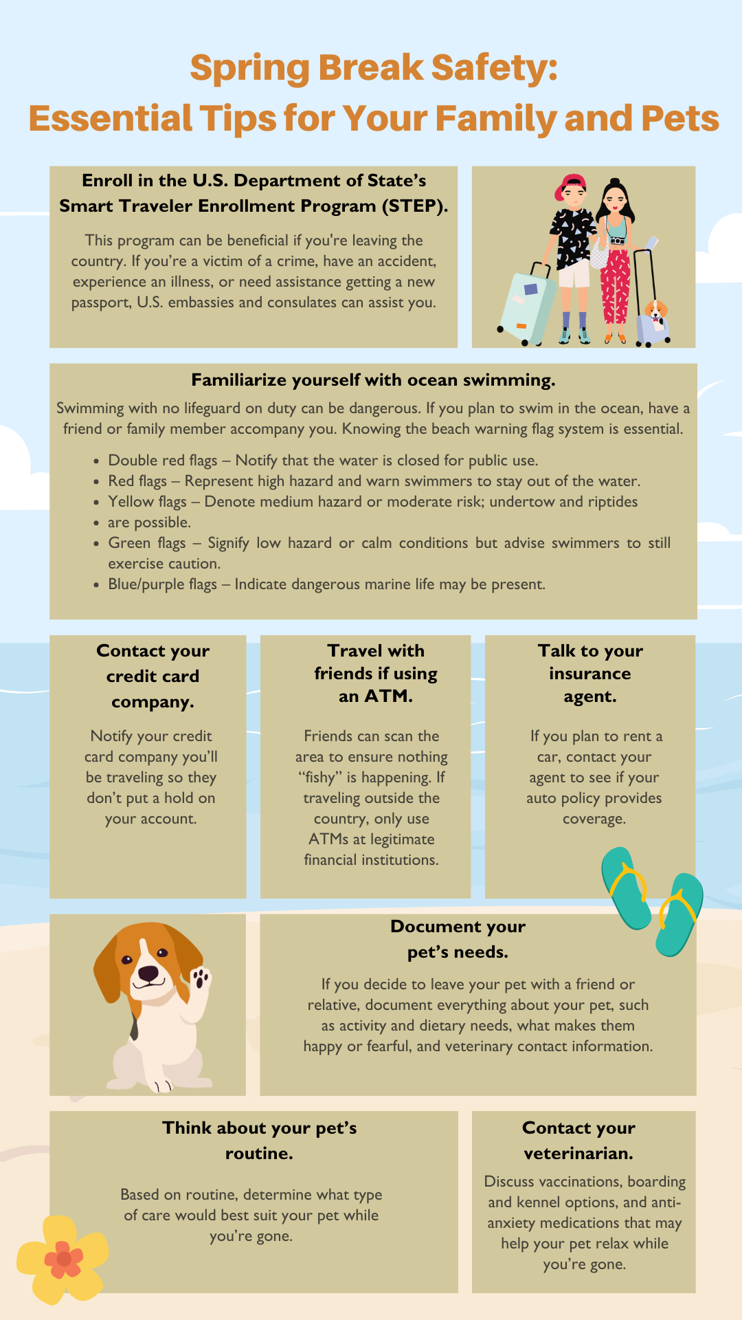 Spring Break Safety: Essential tips for your family and pets [infographic]